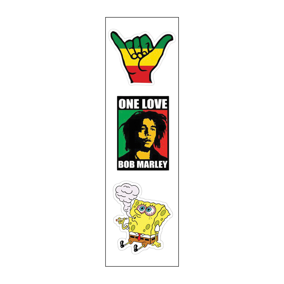 Bob Marley Vinyl Sticker Pack Reusable & Waterproof – www.dokancairo.com