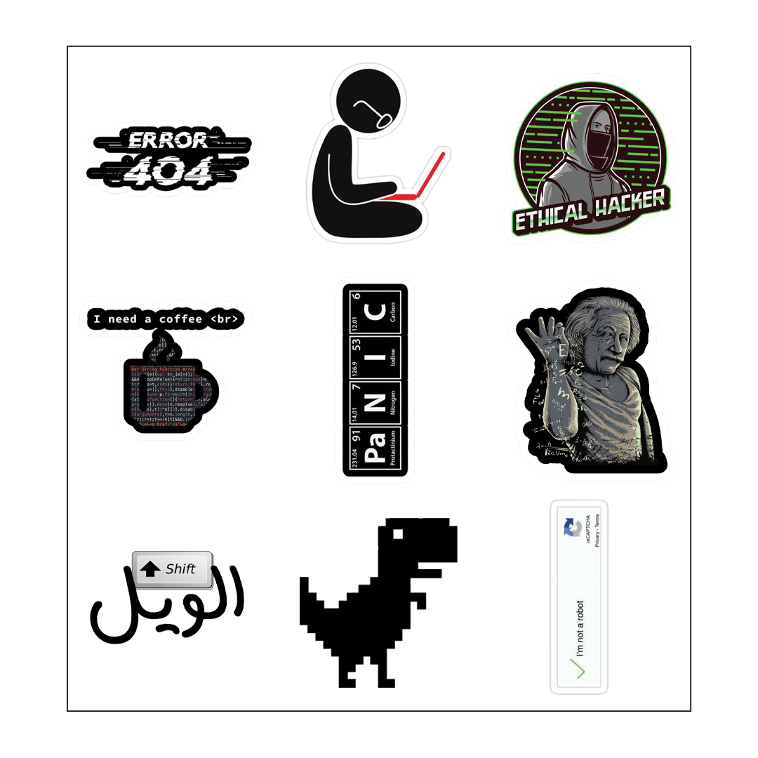Ethical Hacker Vinyl Sticker Pack Reusable & Waterproof – www ...