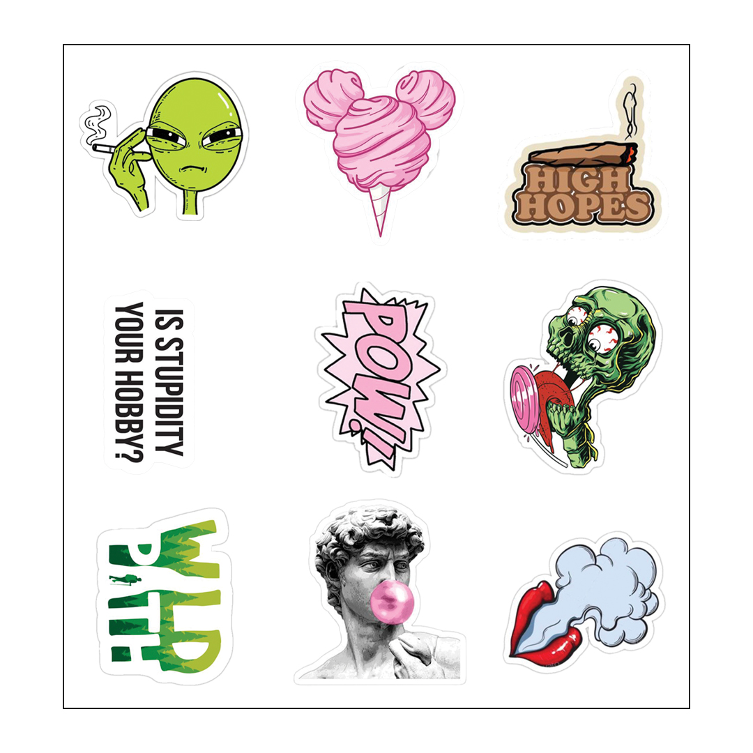 Pow! Vinyl Sticker Pack Reusable & Waterproof – www.dokancairo.com