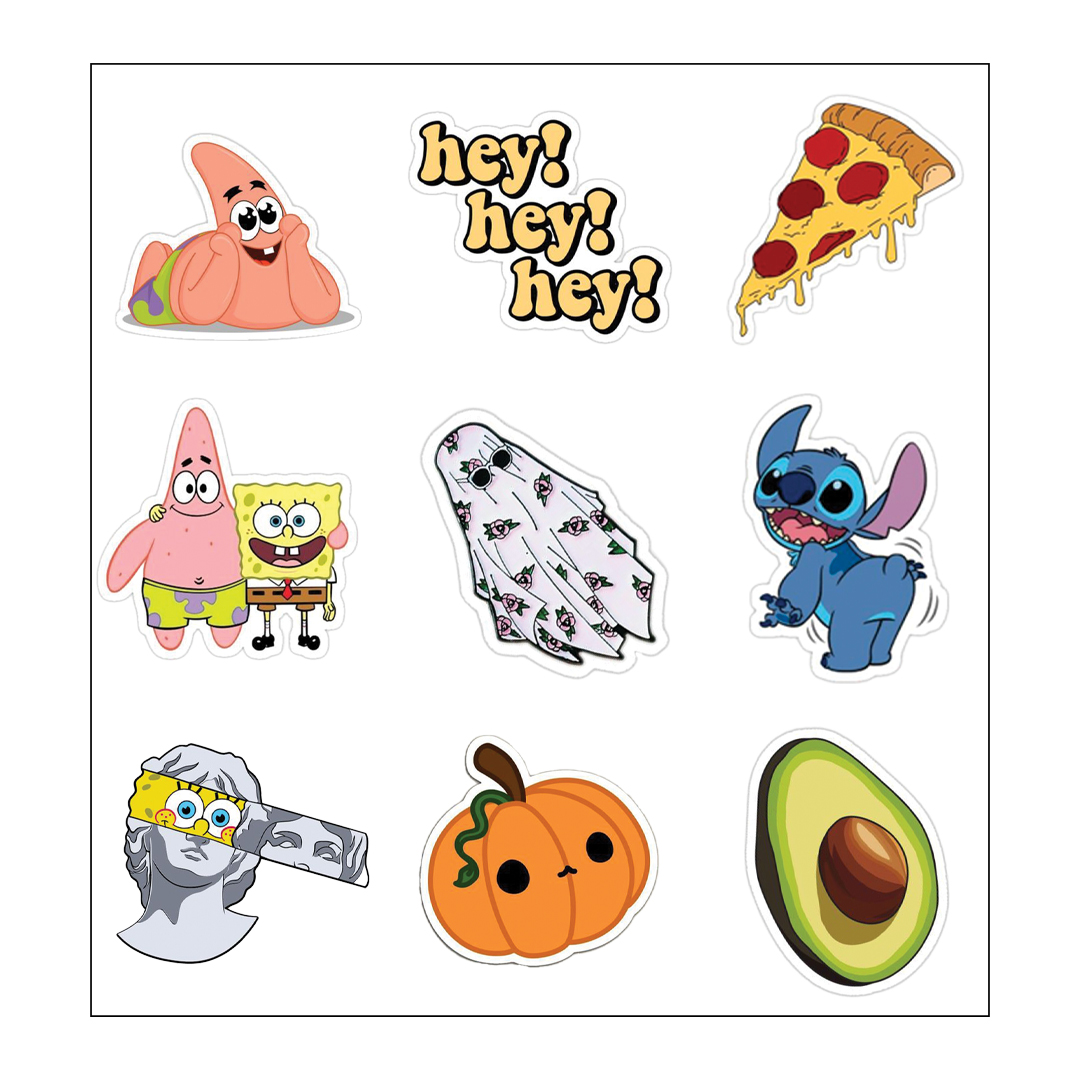 Random Vinyl Sticker Pack Reusable & Waterproof – www.dokancairo.com